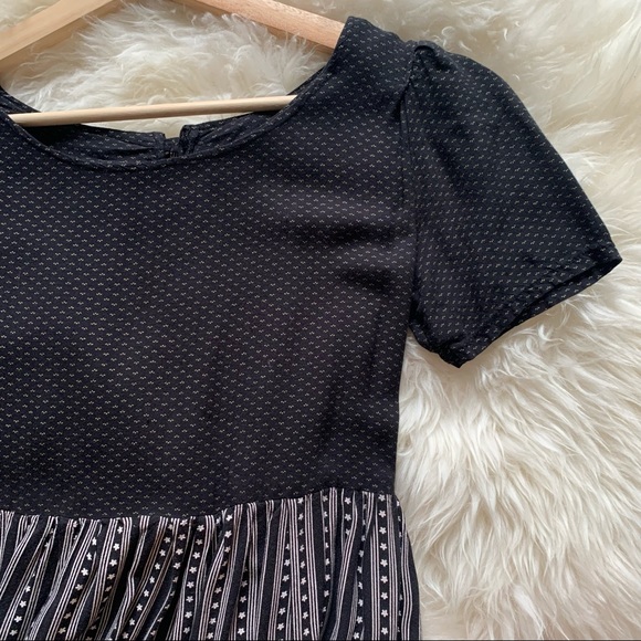 Dresses | Vintage Power Clash Patterned Baby Doll Dress | Poshmark